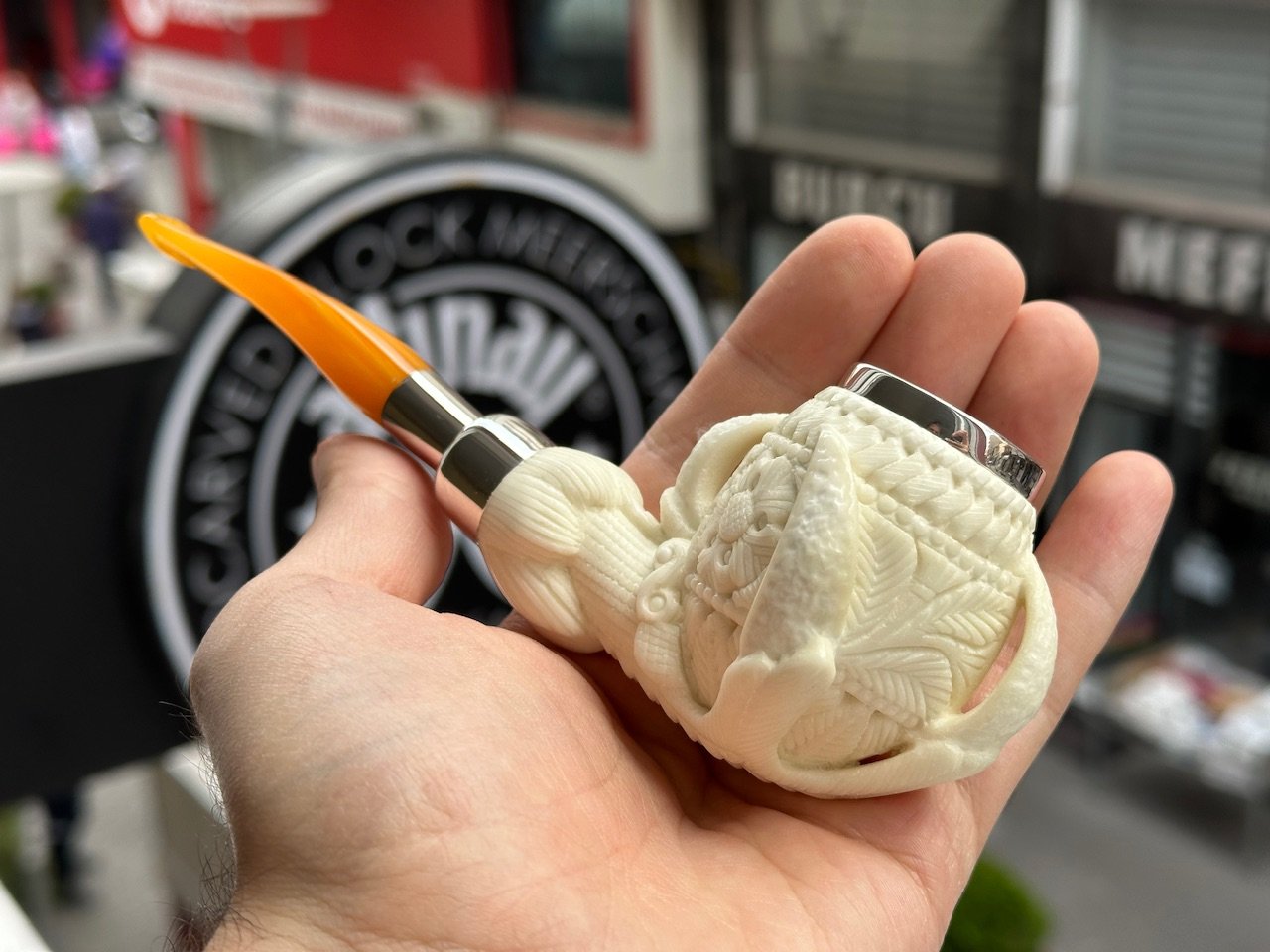 ALTINAY-Handmade Tobacco Pipes with Turkish Block Meerschaum